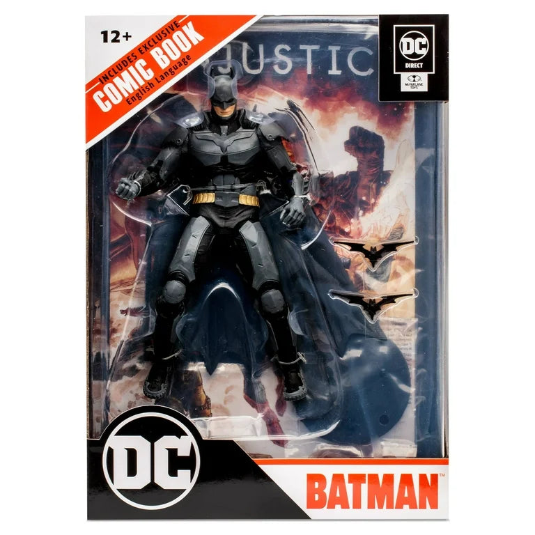 McFarlane Toys DC Direct - Batman 7" Figure with Comic (Injustice 2 ...