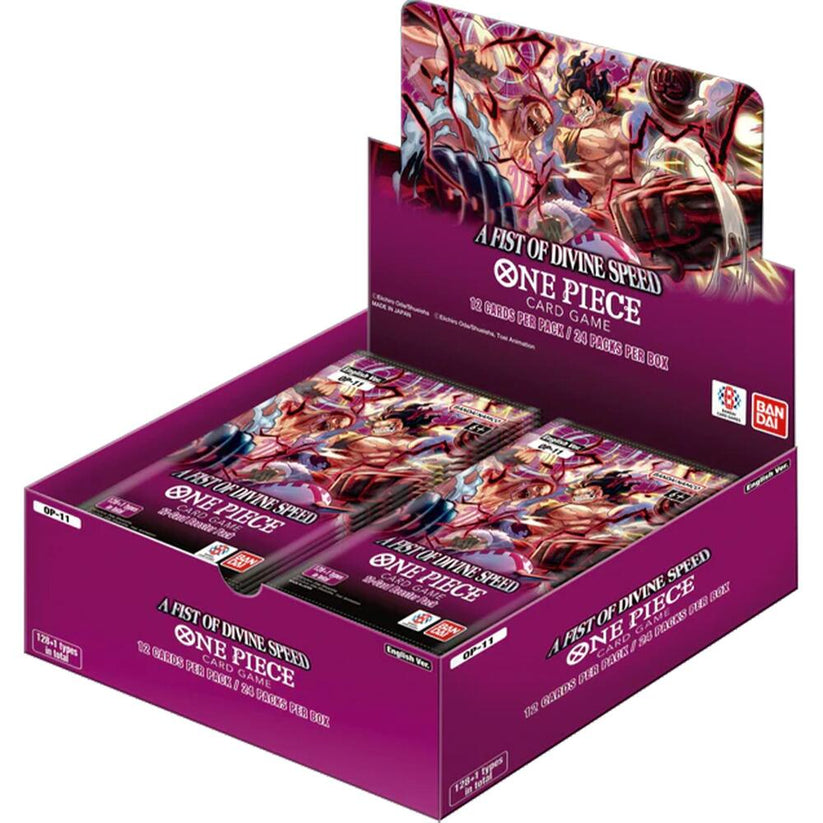 One Piece TCG: A Fist of Divine Speed Booster Box (OP11) LIMIT 4 PER – Cosmic Destroyer’s ...