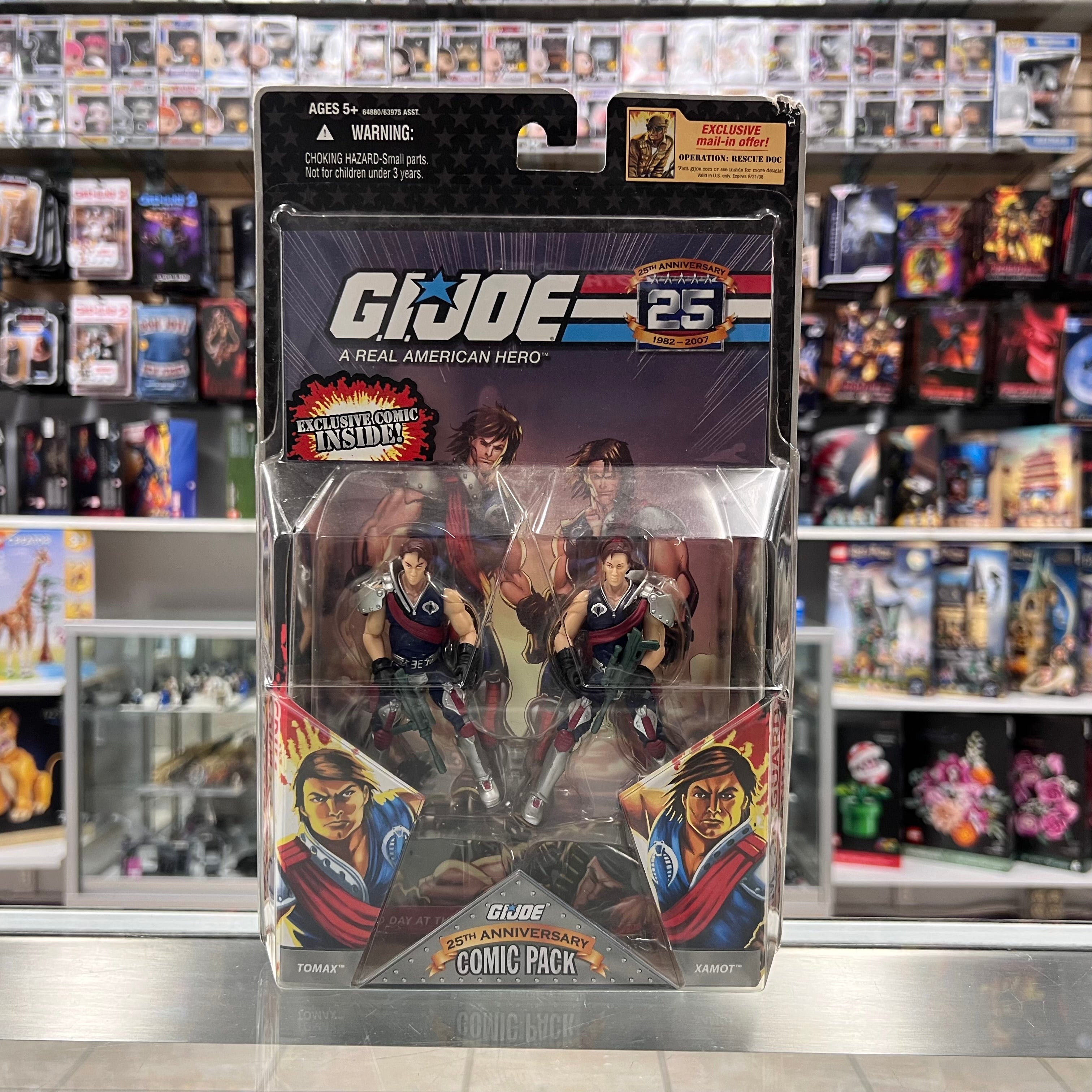 G.I. Joe 25th Anniversary Comic Pack - Crimson Guard Commander Tomax a ...