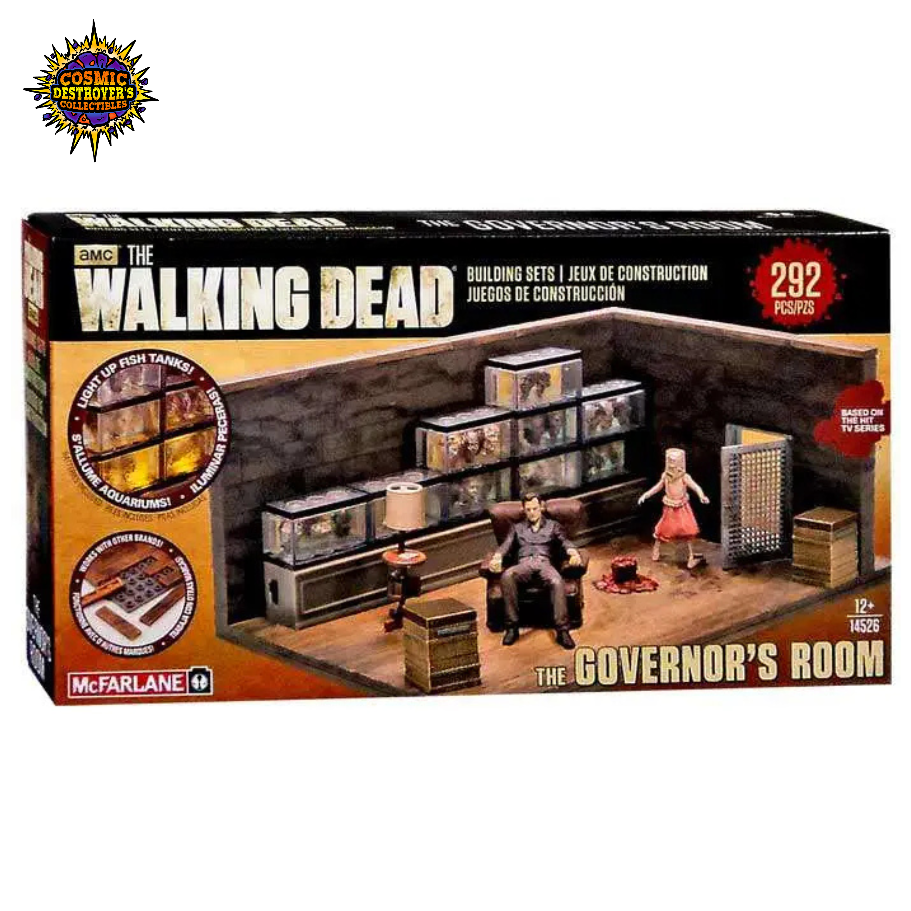 McFarlane Toys - The Walking Dead - The Governor's Room Building Set ...