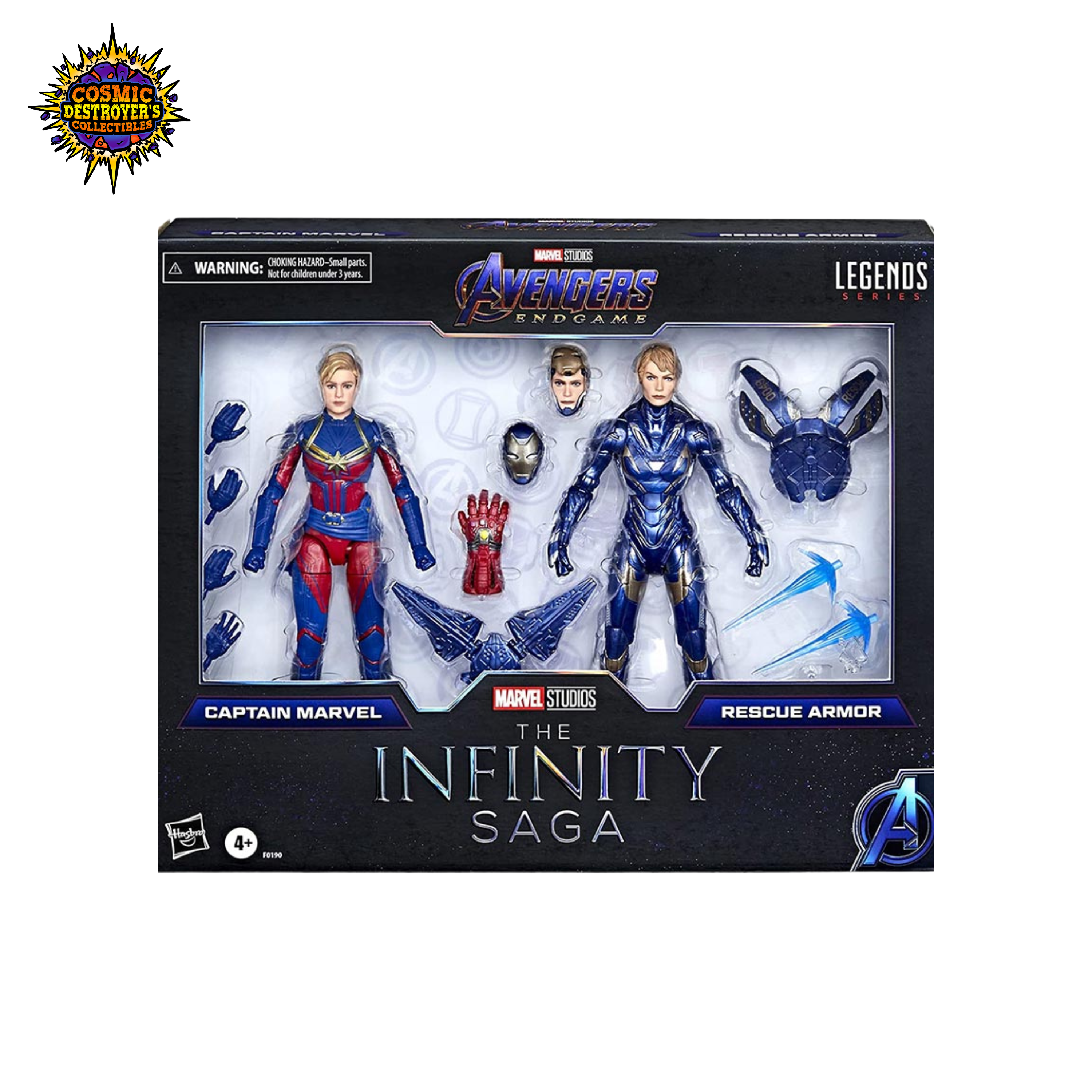 Marvel Legends - Infinity Saga - Captain Marvel & Rescue Armor – Cosmic ...