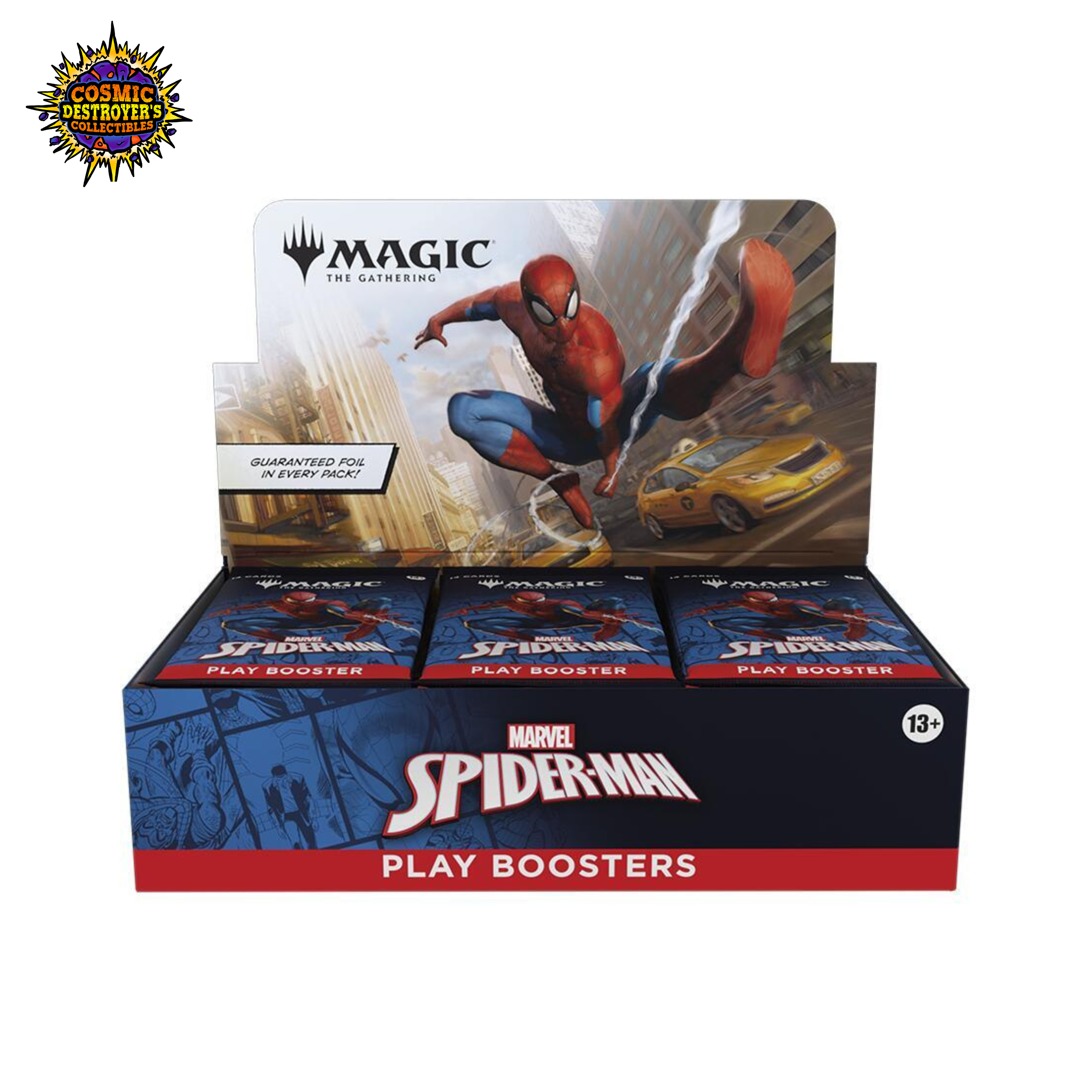 MTG - Marvel's Spider-Man - Play Booster Display - Marvel's Spider-Man ...
