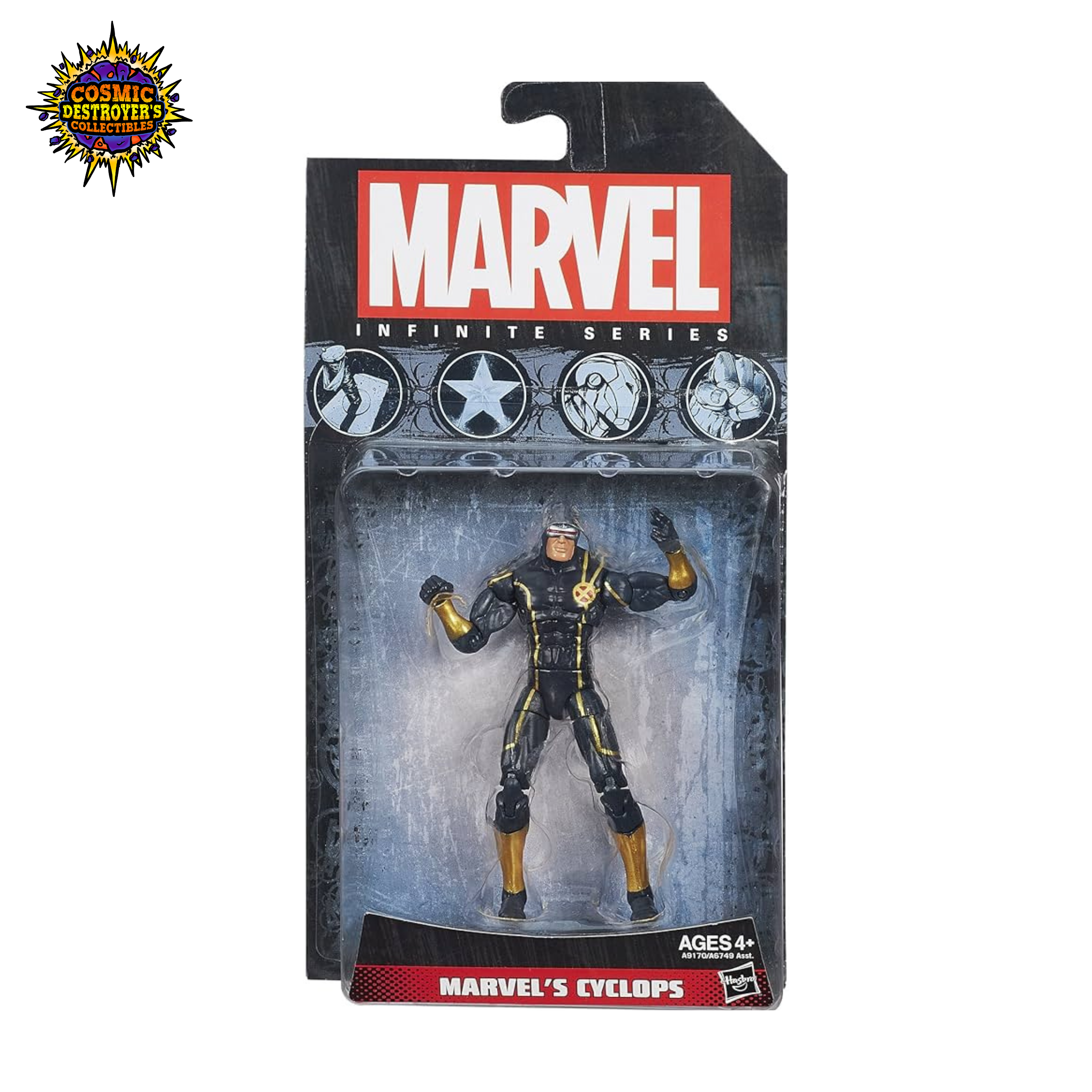 Marvel Infinite Series - Marvel's Cyclops 3.75" Action Figure – Cosmic ...