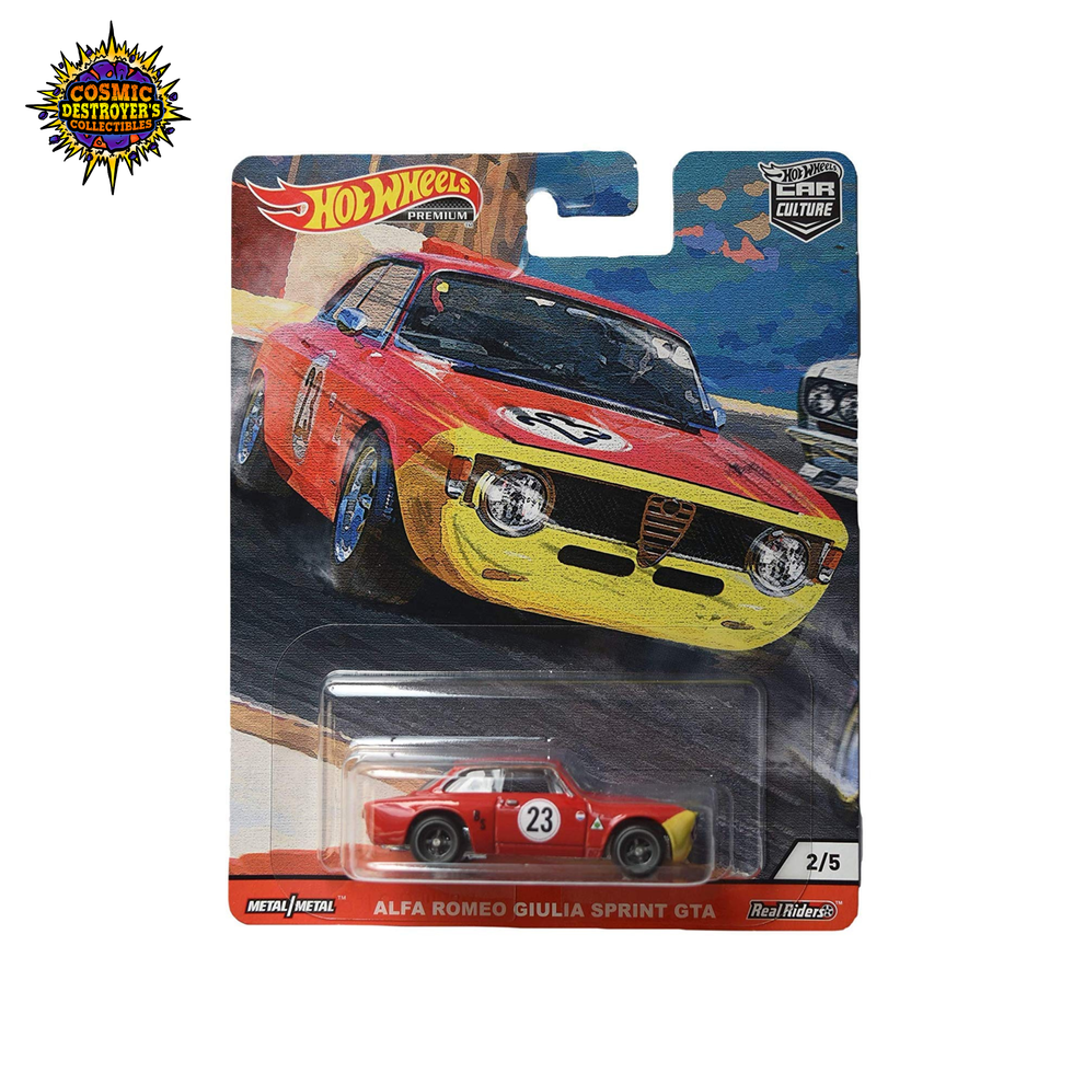 Hot Wheels Premium - Car Culture Metal/Metal - Alfa Romeo Giulia Sprin ...