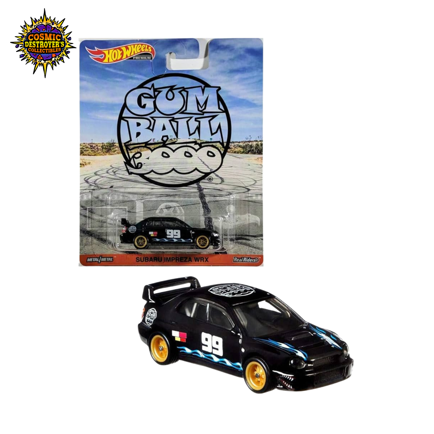 Hot Wheels Premium - Gumball 3000 - Subaru Impreza WRX - Real Riders ...