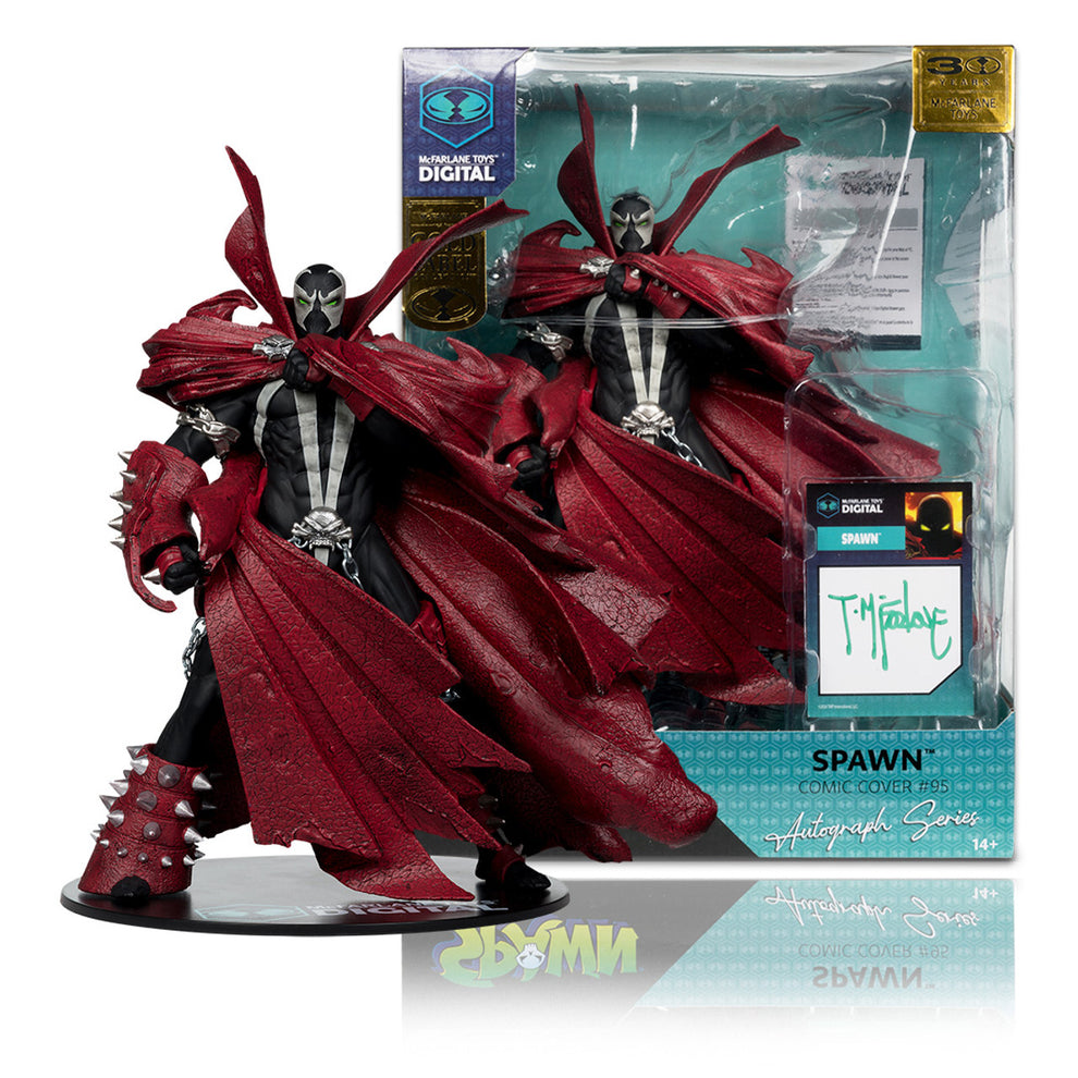 Spawn (Comic Cover #95) AUTOGRAPHED 1:7 Scale Posed Figure GOLD LABEL ...